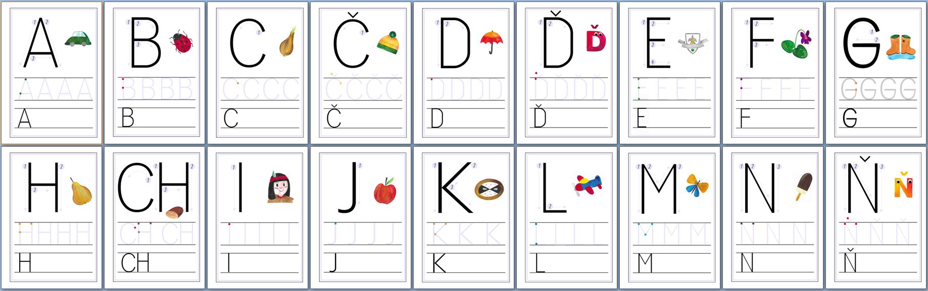 STÍRACÍ SEŠIT od Kocoura - VELKÁ TISKACÍ PÍSMENA | Inspirace (nejen) do ...