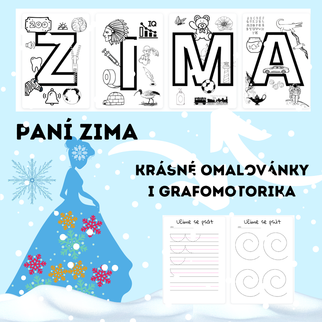 PANÍ ZIMA | Inspirace (nejen) do školky